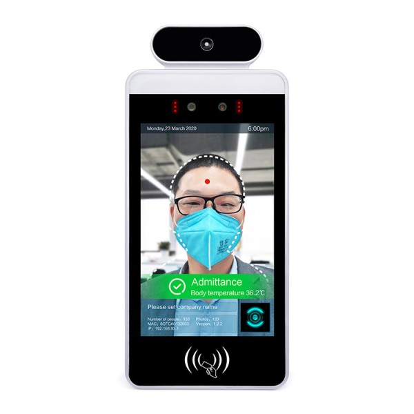 Quality Long Distance Body Face Temperature Measuring Automatic Recognition Device with for sale