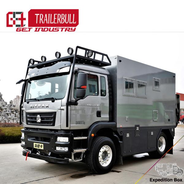 Quality Rectangle FRP Sandwich Box Expedition Truck Camper for sale