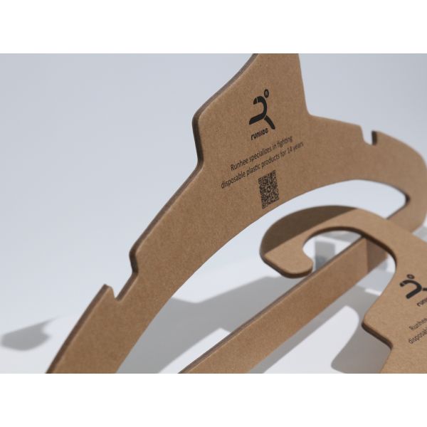 Quality Eco-Friendly Paper Hanger for Sustainable Apparel Packaging for sale