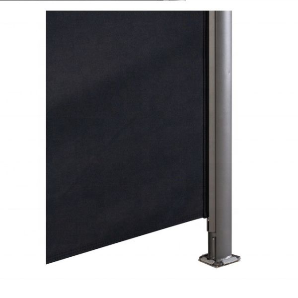 Quality Polyester Sail Material Outdoor Side Shade Privacy Fence with Retractable Side Awning for sale