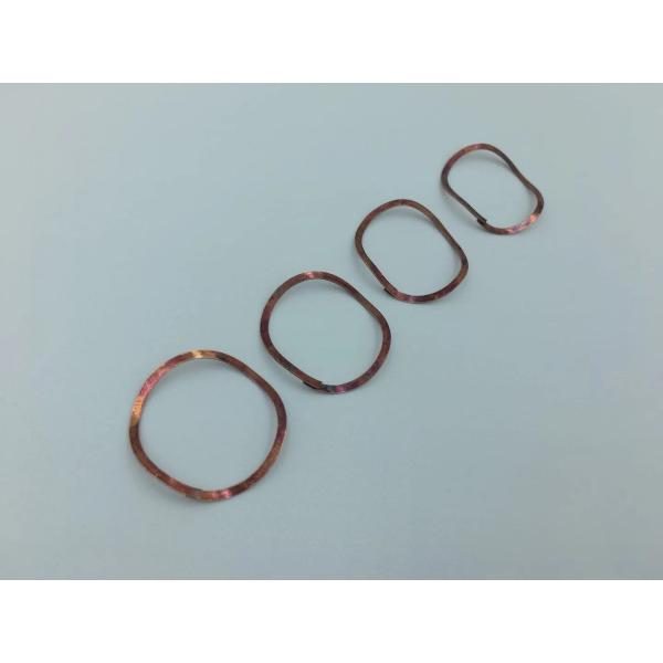 Quality Customized Flat Wire Compression Overlapping Wave Spring Washers Sizes for sale
