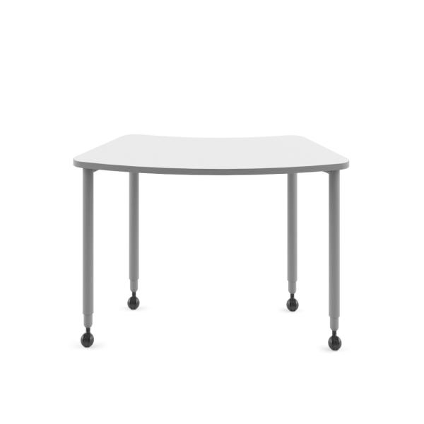 Quality FLEX Circular Arc Shaped Modular Conference Tables With Casters Contemporary Design for sale