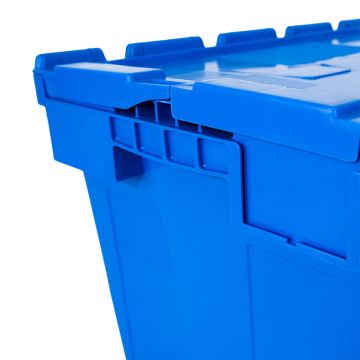 Quality Customized Color Plastic Nestable Moving Container for Streamlined Tool for sale