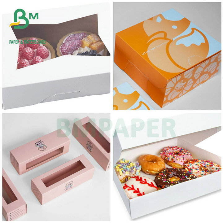 High Strength 270gsm 325gsm White Cardstock C1S Food Board Sheet 