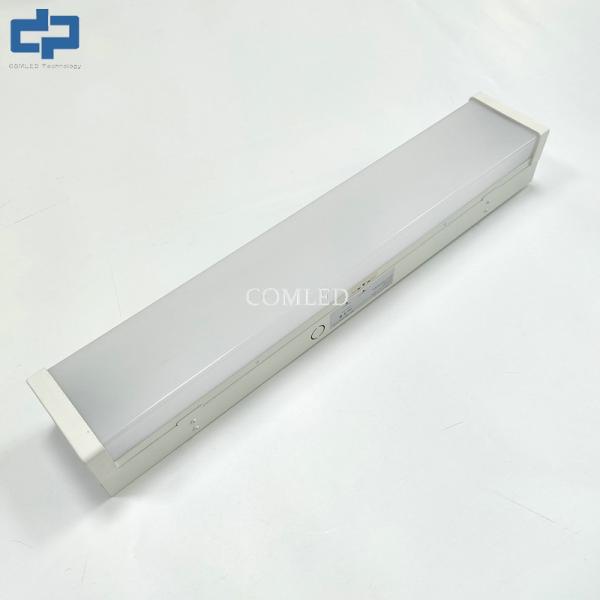 Quality IP20 Robust industrial LED batten fixture Durable 4FT emergency LED Batten Light with 3000mAh Emergency Battery Industrial LED Luminaires for parking lot for sale
