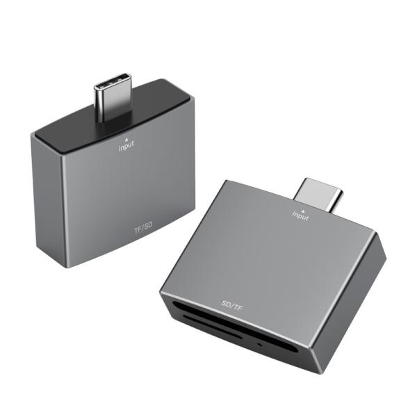 Quality 2 In 1 Multi Card Reader Portable USB C UHS-I Memory SD And MicroSD Reader For a for sale