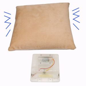 Quality Foam Pressure Relief Battery Operated Single Electric Vibration Travel Massage for sale