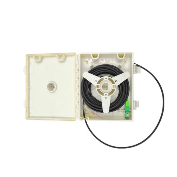 Quality Desk Waterproof FTTH Distribution Box 1 Core 2 Cores SC Pigtail Adaptor for sale