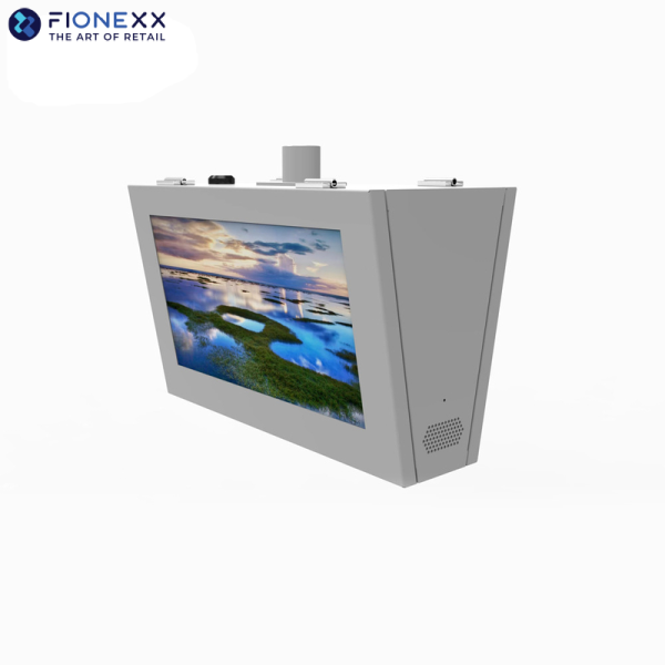 Quality 22inch Bus Stop Digital Signage 1500nits Vandal Resistance Pipe Hanging for sale
