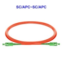 Quality OM1 OM2 Fiber Optic Patch Cable Multimode Duplex SC APC To SC APC for sale