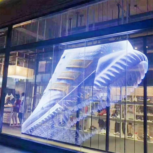 Quality MQ10-10 Curtain Wall Flexible Transparent Led Screen Wan 1920Hz for sale