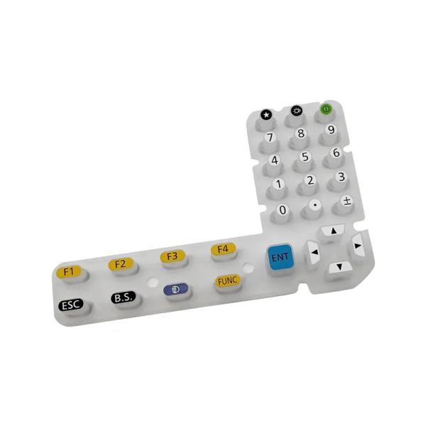 Quality Customized High Quality New Rubber Keyboard With Silicone Rubber Keys for sale