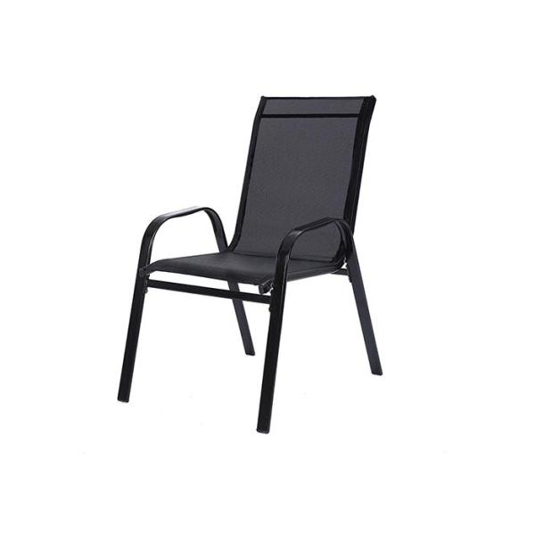 Quality Portable Textilene Stacking Garden Chairs For Outdoor And Indoor for sale