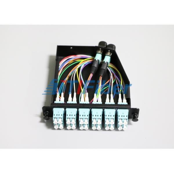 Quality 12 Core MTP / MPO Fiber Cassette Modules for 1U Fiber Optic Patch Panel for sale