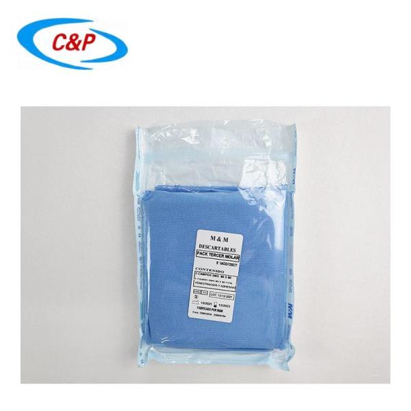 Quality Spunlace Nonwoven Dental Surgical Drapes Covers Pack Kits Lightweight for sale
