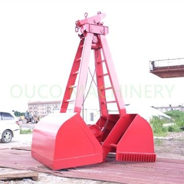 Quality Lifting Bulk 2 Peels Clamshell Mechanical Grab Bucket for sale