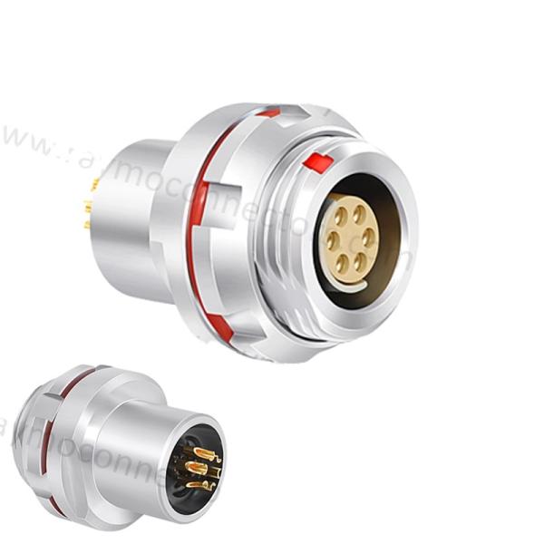 Quality Fischers 0F 8 Pin IP68 Waterproof Brass Circular Connector for sale