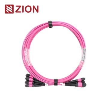 Quality （4*12）48F MTP OM4 Fiber Optic Trunk Cable for sale