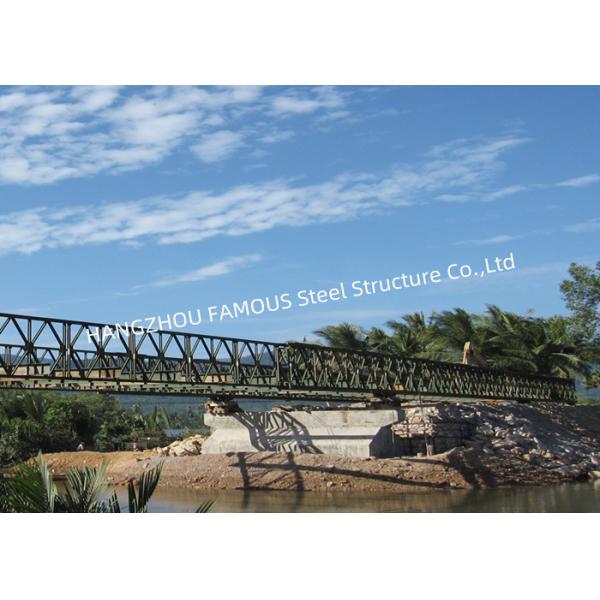 Quality Steel Variable Span High Safety Bailey Truss Bridge for sale