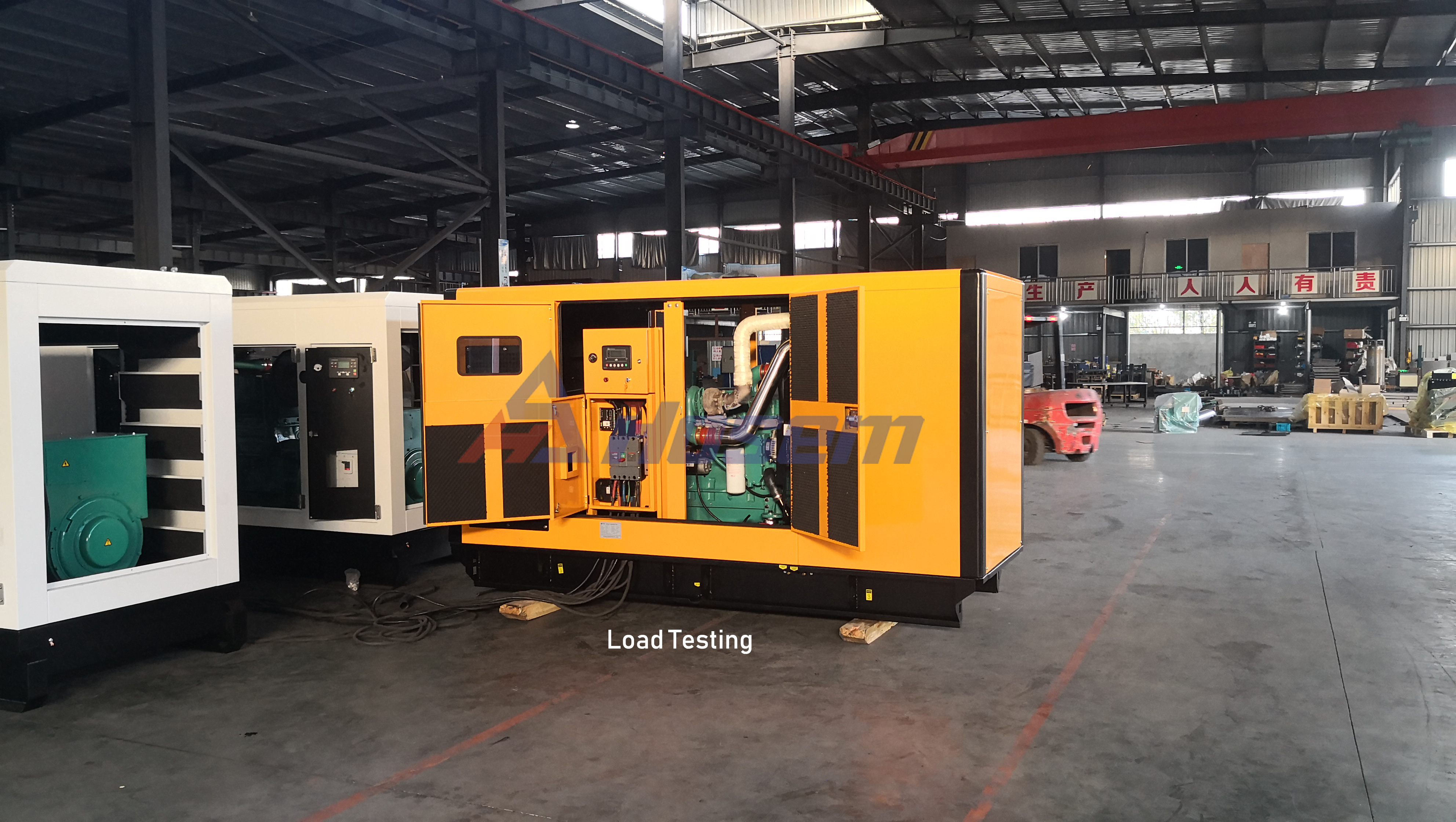 Cummins Generator, Cummins Load Testing, Diesel Generator Set, 50Hz Super Silent Generator with Stamford Alternator
