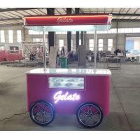 Quality USA standard ice cream trucks food cart popsicle ice cream cart for sale