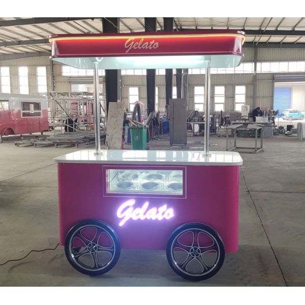 Quality USA standard ice cream trucks food cart popsicle ice cream cart for sale