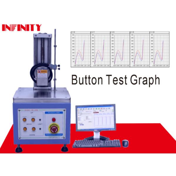 Quality Servo Control Keyboard Button Tester For Keystoke / Switch Button Force Testing for sale