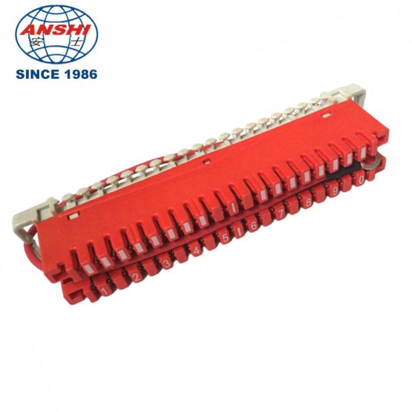 Quality 10 pair back mount LSA earth Krone connection module with earth grounding cable for sale