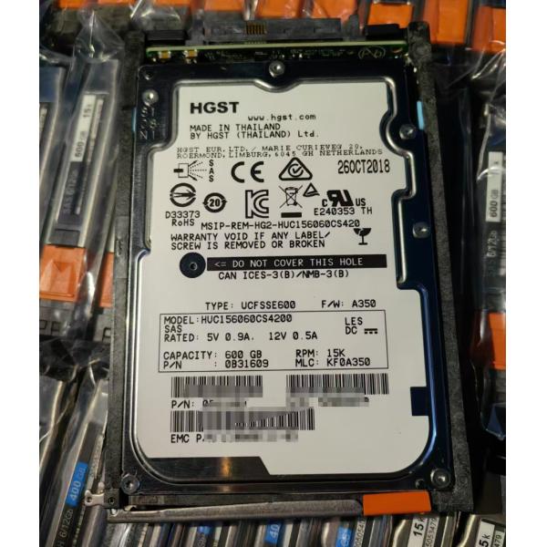 Quality EMC D3-2S15-600 D3-2S10-600 600G HDD Capacity 005051608 005051606 005053479 for sale