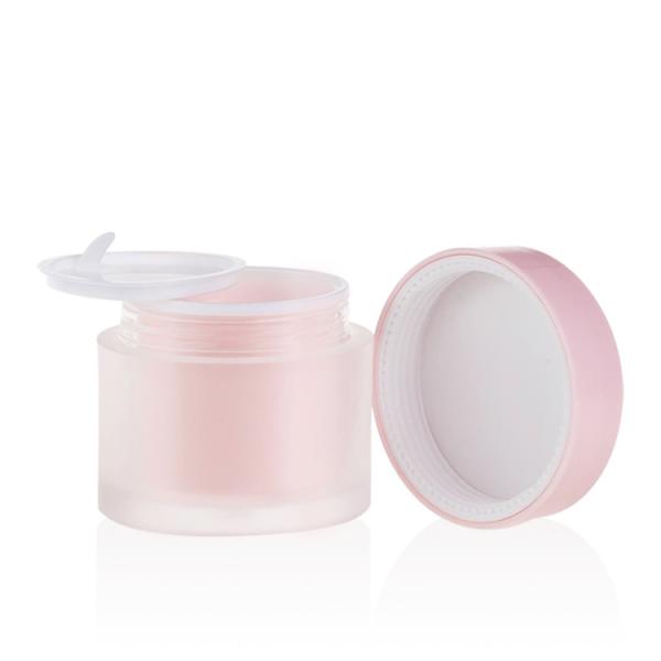 Quality Pink Plastic Cosmetic Containers Lotion Pump 50g 120g TSA for sale