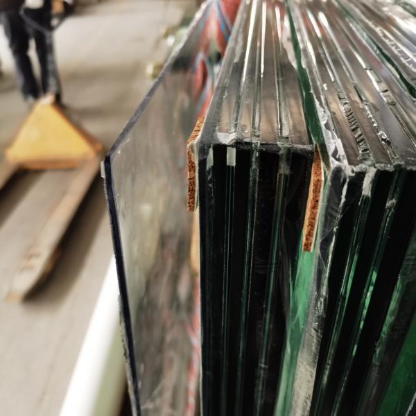 Quality Building Safety Bulletproof Tempered Glass Laminated Rough Edges Polished for sale