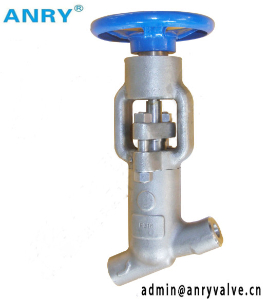 Quality 800Lb Forged Steel Stellite Overlay Disc Y Type Globe Valve for sale