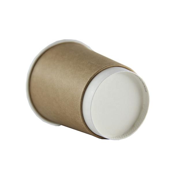 Quality 10oz 12oz PE Coated Double Wall Paper Cup Disposable Coffee Cups With Lids for sale