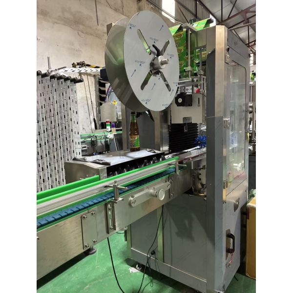Quality 7200 Bottles/Hr Automatic Bottle Shrinking Machine for 80mm-285mm Sleeve for sale