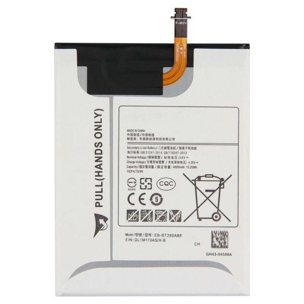 Quality 4000mAh Tablet Rechargeable Li Ion Polymer Battery , SM T280 T285 EB BT280ABE Battery for sale