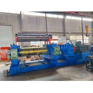 Quality Two Roll Rubber Mixing Mill 610mm Roll Diameter PLC Automated Control for sale