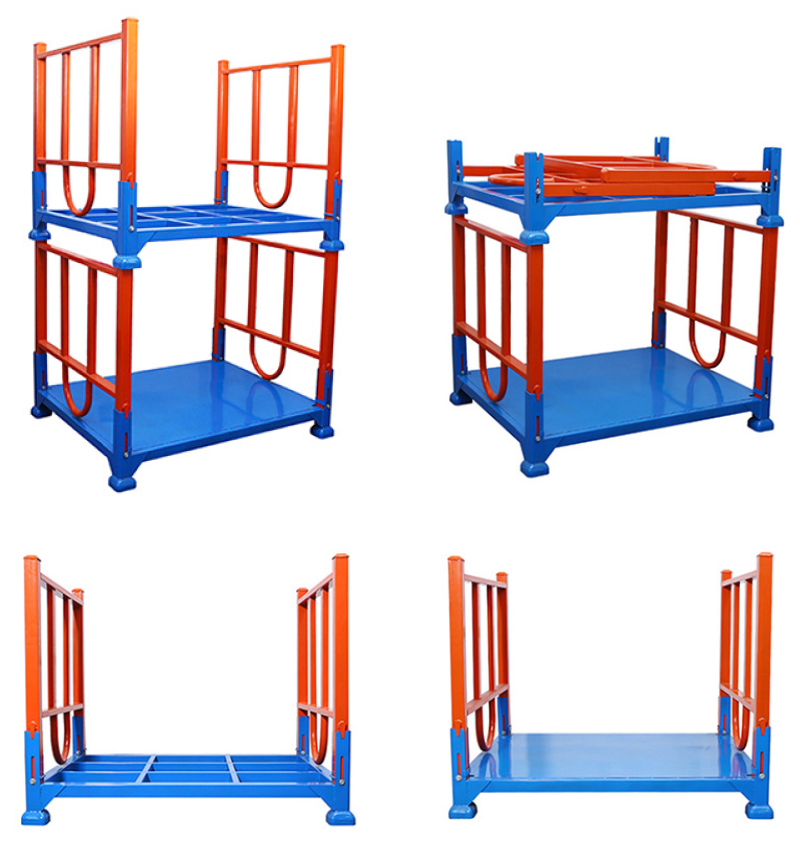 Folding Pallet Stacking Rack