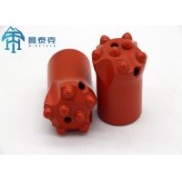 Quality Red 32mm Tapered Button Bit for Granite Rock with 50/55/65mm Skirt Body for sale