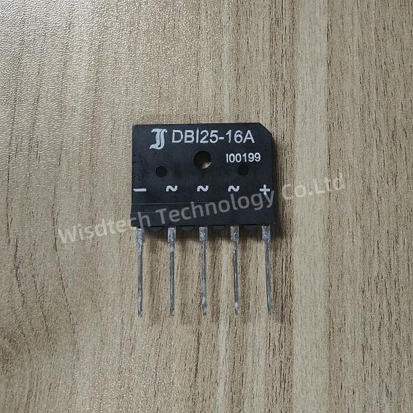 Quality DBI25-16A Bridge Rectifier Three Phase Standard 1.6 kV Through Hole DBI-A for sale