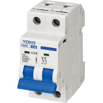 Quality EN60898-1 Mini Circuit Breaker PB8N 1P 1P+N 2P 3P 3P+N 4P for sale