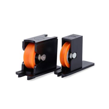 Quality Rust Proof Sliding Nylon Door Rollers With Double Pulley Nylon Material ODM for sale