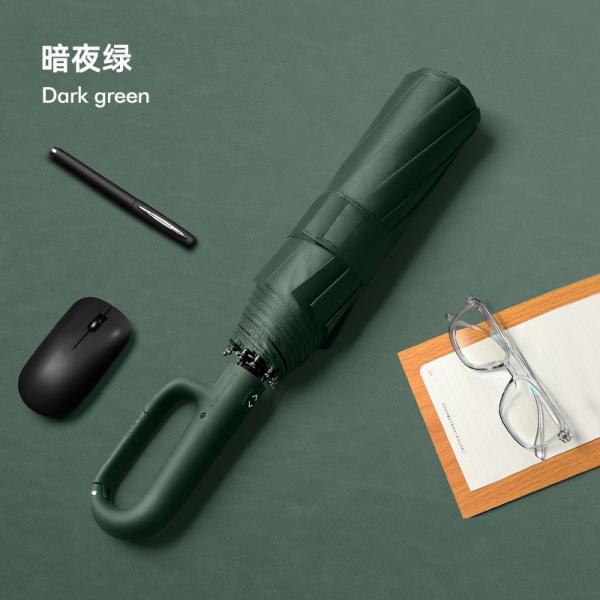 Quality Portable Buckle Hook Loop Lock Handle Umbrella in Blue for Sunscreen and Easy for sale