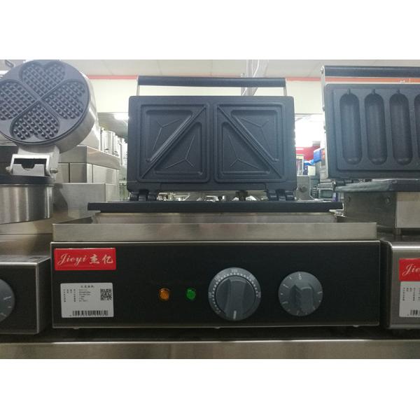 Quality Commercial Sandwich Waffle Maker / Sandwich Press Machine 220V 1550W for sale