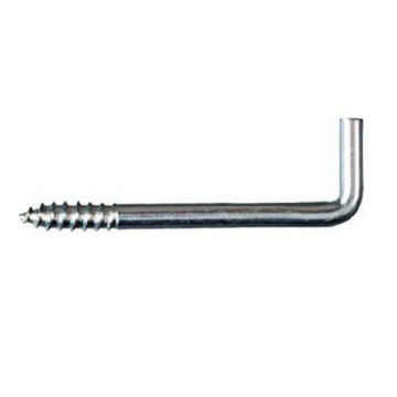 Quality L Shape Threaded Mechanical Fasteners / Self Tapping Square Bend Screw Hooks for sale