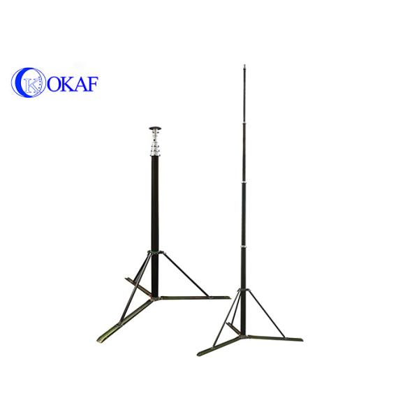 Quality Anodized Aluminum Pneumatic Telescopic Mast 4.2M 5.7M for sale