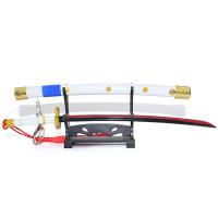 Quality One Piece Ame No Habakiri Zinc Alloy Automatic Elasitc Moving Sword for sale