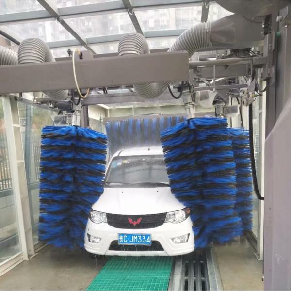 Quality High Pressure Water Automatic Car Wash Machine Tunnel 9 Brushes for sale