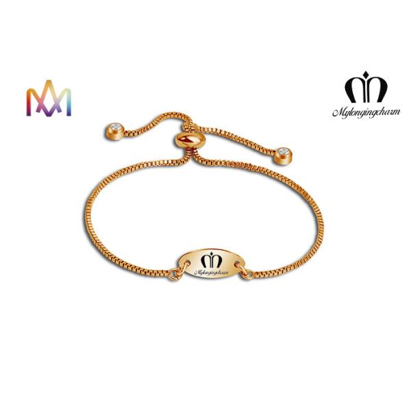 Quality SS304 Oval Dangle Plated Custom Engraving Charms for sale