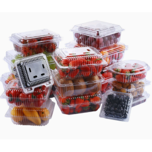 Quality Customized Recyclable PET Tomato Packaging Box with Heat Sealing for Perfect for sale