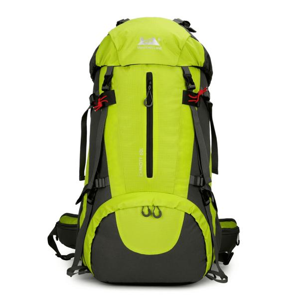 Quality Outdoor Large 60L Hiking Bag Backpack Waterproof 35x22x60cm for sale